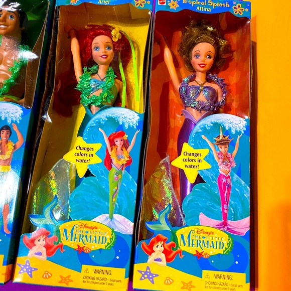 Disney | Toys | Disney Vintage 9s The Little Mermaid Tropical Splash ...